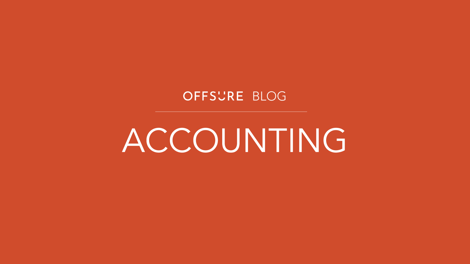 Accounting & Outsourcing - OFFSURE Blog